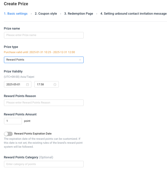 Tutorials｜MAAC Prize Management - Card message type – Crescendo Lab Help Center