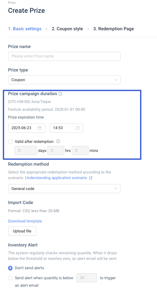 Feature Overview｜MAAC Prize Management – Crescendo Lab Help Center