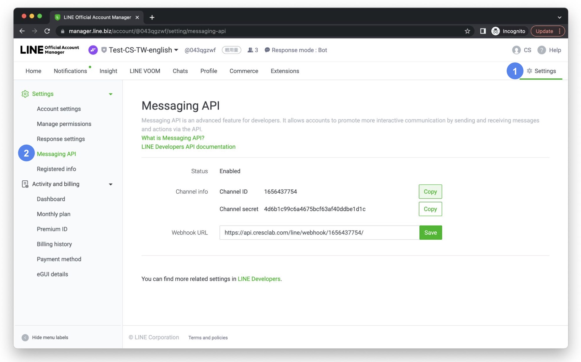 สามารถแชร์สิทธิ์แพลตฟอร์ม LINE OA, LINE Developers, GA ให้ Crescendo Lab เข้าถึงอย่างไร – ศูนย์ ...